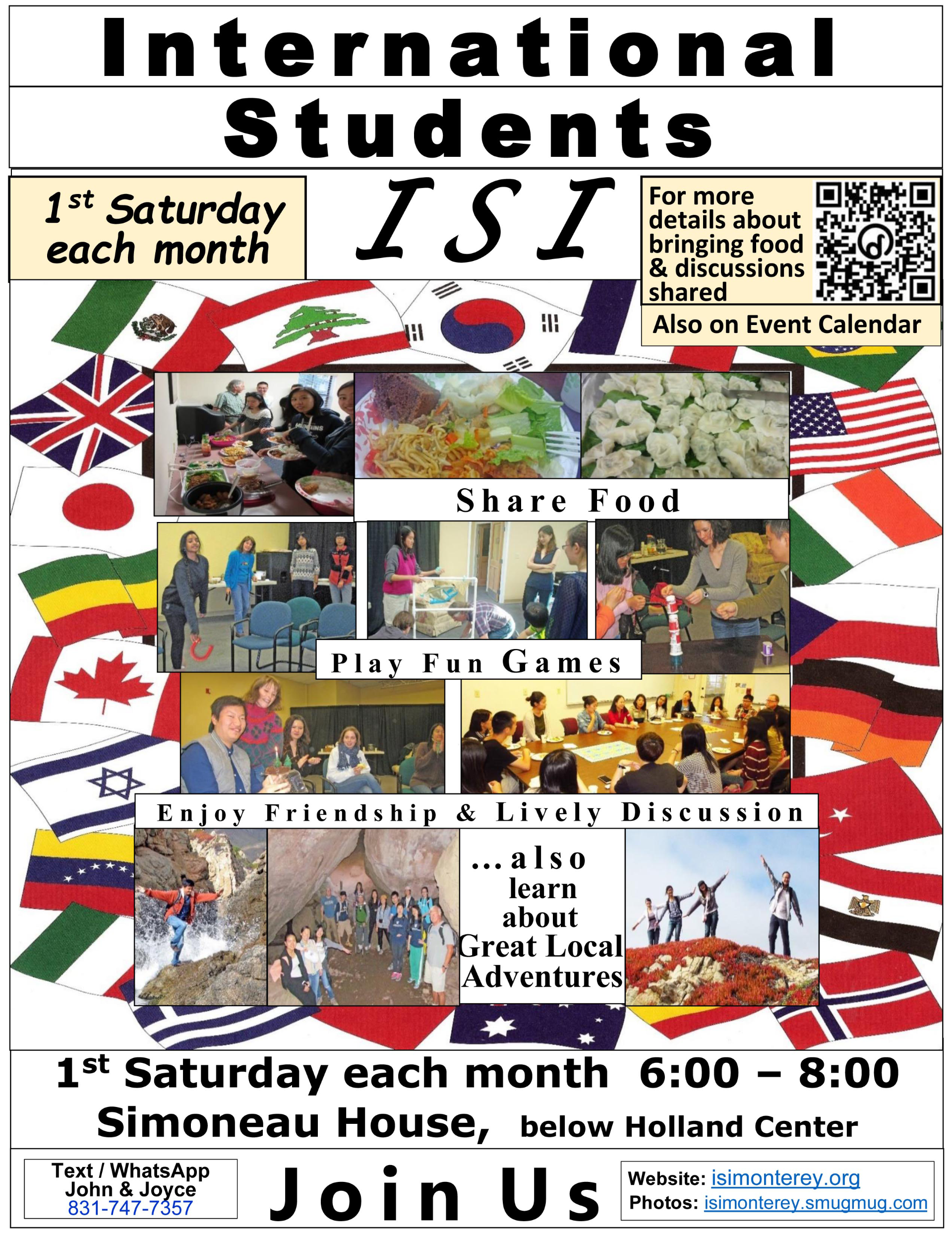 International Students Friendship Potluck, Games & Cultural Sharing ...